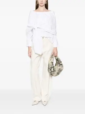 Max Mara Blouse With Stole - White