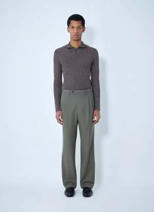 Prada High Neck Zip Sweater