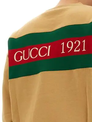 Gucci Sweatshirt With Web Ribbon