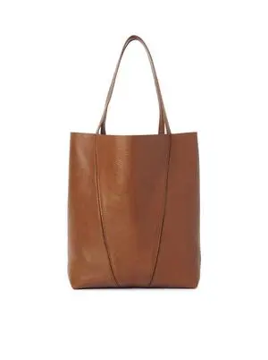 Chloé Spin Tote Bag In Granate Leather - Multicolor