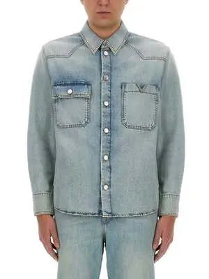 Valentino Garavani Denim Shirt - Blue