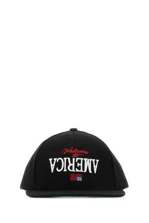 WILLY CHAVARRIA Canvas Baseball Cap - Black