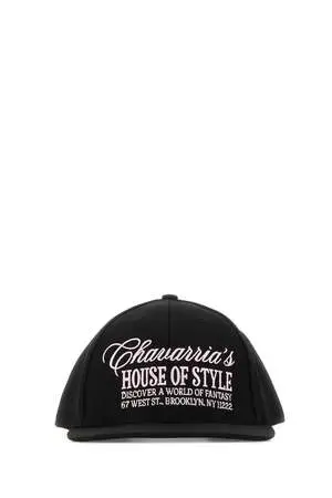 WILLY CHAVARRIA Canvas Baseball Cap - Black