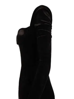 Balenciaga Off-the-shoulder Maxi Dress