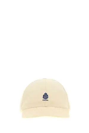 Prada Cotton Baseball Cap - Yellow