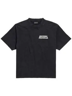 Balenciaga Jersey T-shirt - Black