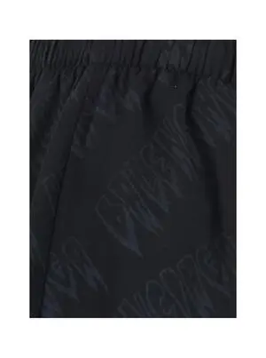 Balenciaga Viscose High-waisted Shorts - Black