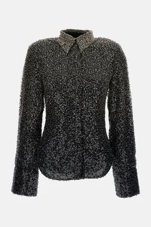 ROTATE BY BIRGER CHRISTENSEN Beaded Shirt