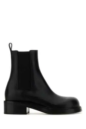 Bottega Veneta Leather Cliff Ankle Boots