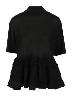 Alaïa Cryoline Wool Top - Black