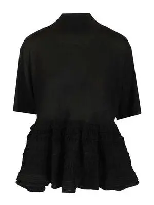 Alaïa Cryoline Wool Top - Black