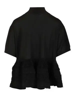 Alaïa Cryoline Wool Top - Black