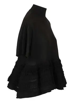 Alaïa Cryoline Wool Top - Black