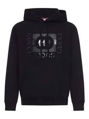 Gucci Logo Cotton Hoodie - Multicolor