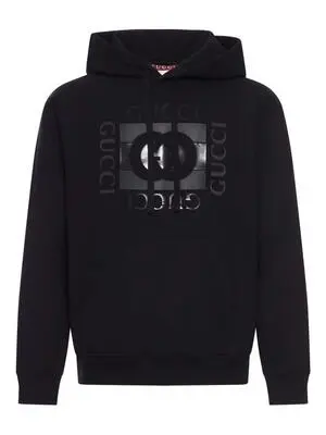 Gucci Logo Cotton Hoodie - Multicolor