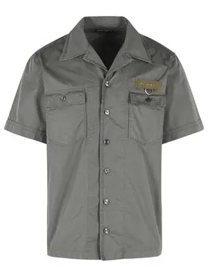 Dolce & Gabbana Grey Cotton Shirt - Gray