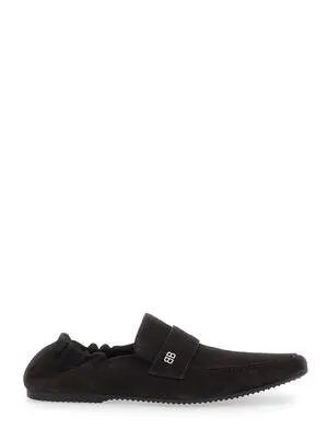 Balenciaga Palermo' Brown Loafers With Rounded Toe In Leather For - Multicolor