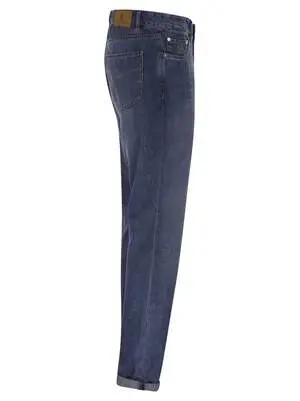 Brunello Cucinelli Traditional Fit Five-pocket Denim Trousers - Multicolor