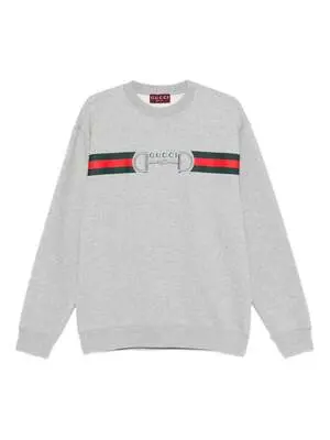 Gucci Logo Cotton Sweatshirt - Multicolor