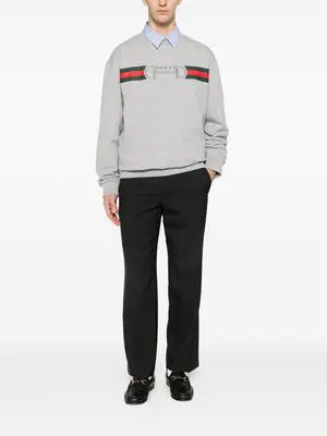 Gucci Logo Cotton Sweatshirt - Multicolor