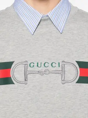 Gucci Logo Cotton Sweatshirt - Multicolor