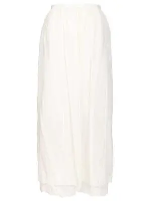 FORTE_FORTE Embroidered Voile Long Skirt