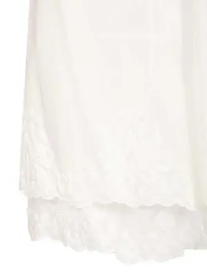 FORTE_FORTE Embroidered Voile Long Skirt