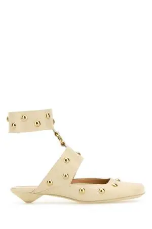 Chloé CHLOE Ivory Leather Jade Sabot White