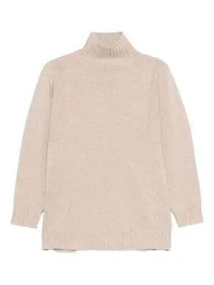 Max Mara Cashmere Turtleneck Sweater - Multicolor
