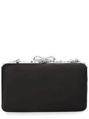 SELF-PORTRAIT Crystal Chainmail Clutch Bag