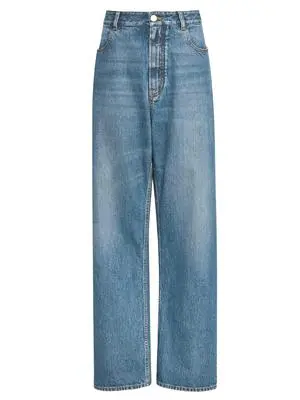 Alaïa Low Waist Pants - Blue