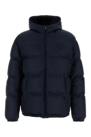Prada Navy Re-nylon Down Jacket - Blue