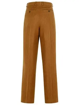 Dries Van Noten Penrud' Straight Wool Pants