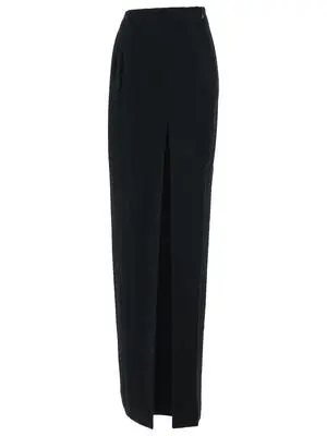 Alessandra Rich Virgin Wool Blend Long Skirt