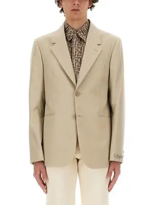 Fendi Wool Jacket - Cream