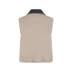 Brunello Cucinelli Reversible Padded Waistcoat - Cream