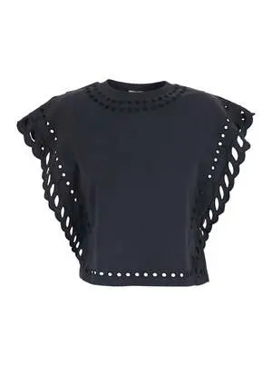 ISABEL MARANT ÉTOILE ISABEL MARANT ETOILE Cotton Odyle-Gc Short Sleeve T-Shirt