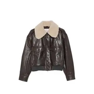 Brunello Cucinelli Jackets Leather Jackets - Brown