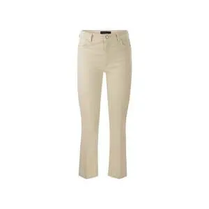 Sportmax Nilly Cotton Denim Jeans - Cream