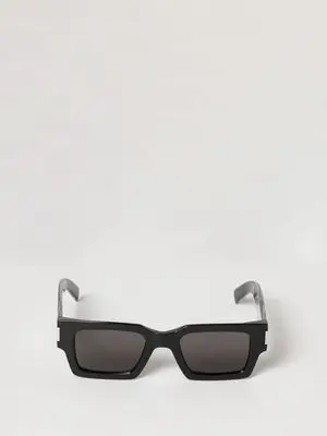 Saint Laurent Rectangular Acetate Sunglasses - Black
