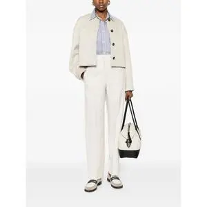 Brunello Cucinelli Neutrals Trousers Straight Trousers