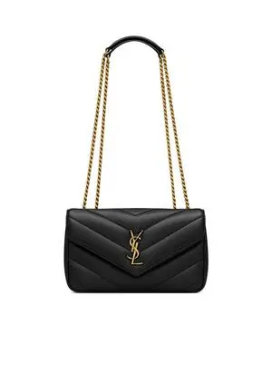 Saint Laurent Small Leather Bag - Black