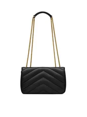 Saint Laurent Small Leather Bag - Black