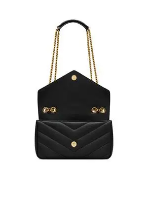 Saint Laurent Small Leather Bag - Black