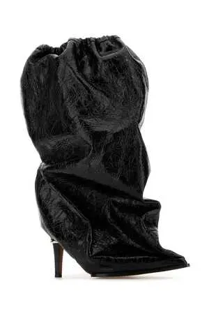 Alexander McQueen Leather Ankle Boots