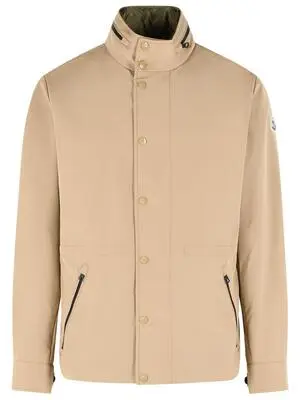 Moncler Chuqui' Beige Polyester Blend Jacket - Cream
