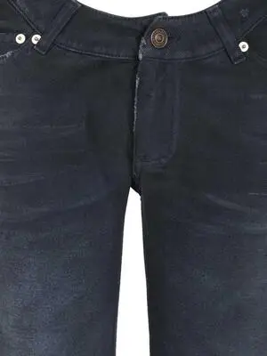 Balenciaga Curved Waist Cotton Denim Pants