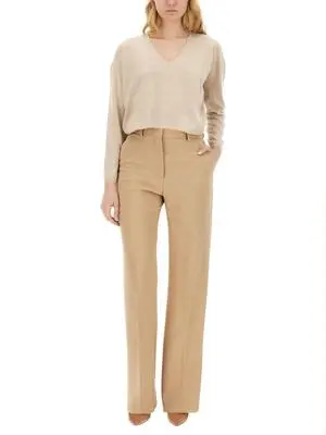 Max Mara Cashmere V-neck Knit - Cream
