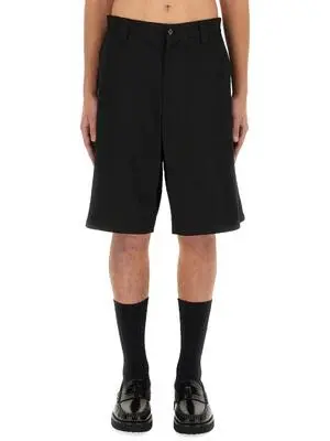 Moschino Bermuda With Logo - Black
