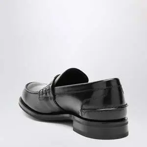 Prada Brushed Leather Moccasins